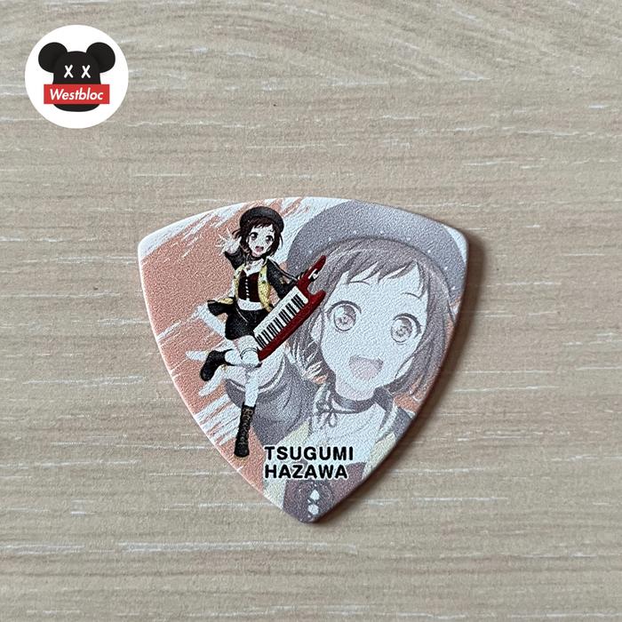 Jual ESP x BanG Dream Afterglow Tsugumi Hazawa Guitar Pick Anime ...
