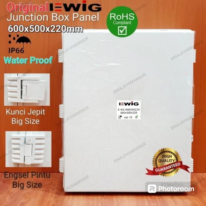 Jual Junction Box Panel ABS 600x500x220mm Plastik + Base Plate ( IP66 ...