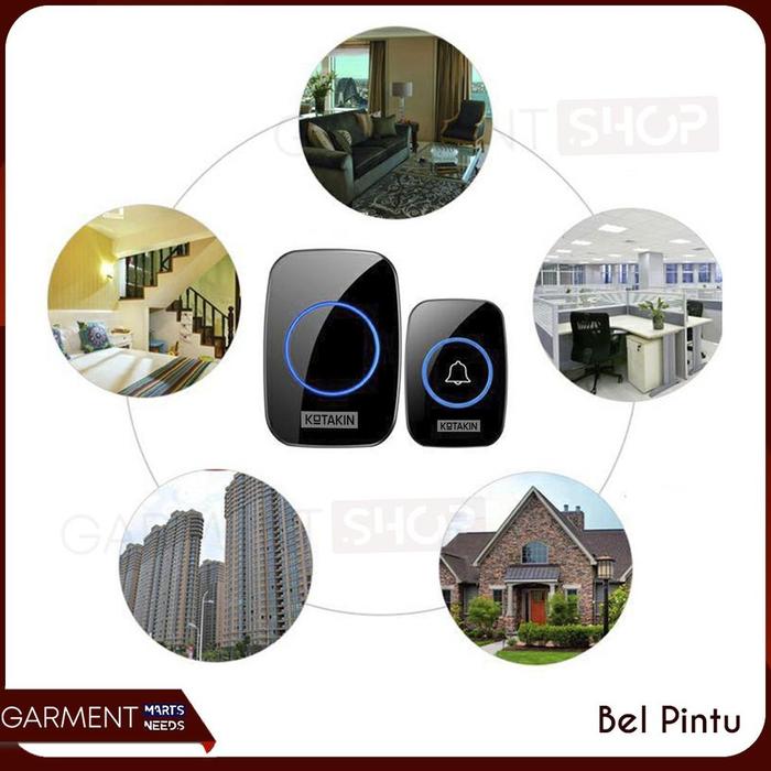 Jual Bel Pintu Wireless Door Bell Waterproof Premium Bagus Untuk Rumah ...
