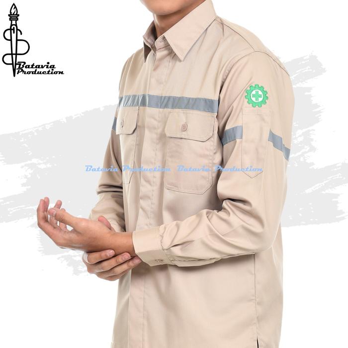 Jual Wearpack Safety K3 Baju Kemeja Tambang Proyek Pria Wanita ...