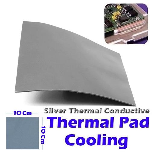 Jual Thermal Silicon Pad 100mm x 100mm x 0.5mm / 10cm x 10cm Heatsink ...