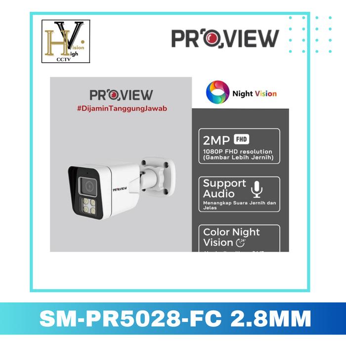 Jual PROVIEW Analog Outdoor 2MP 1080P HD IP66 Night Vision With Audio ...