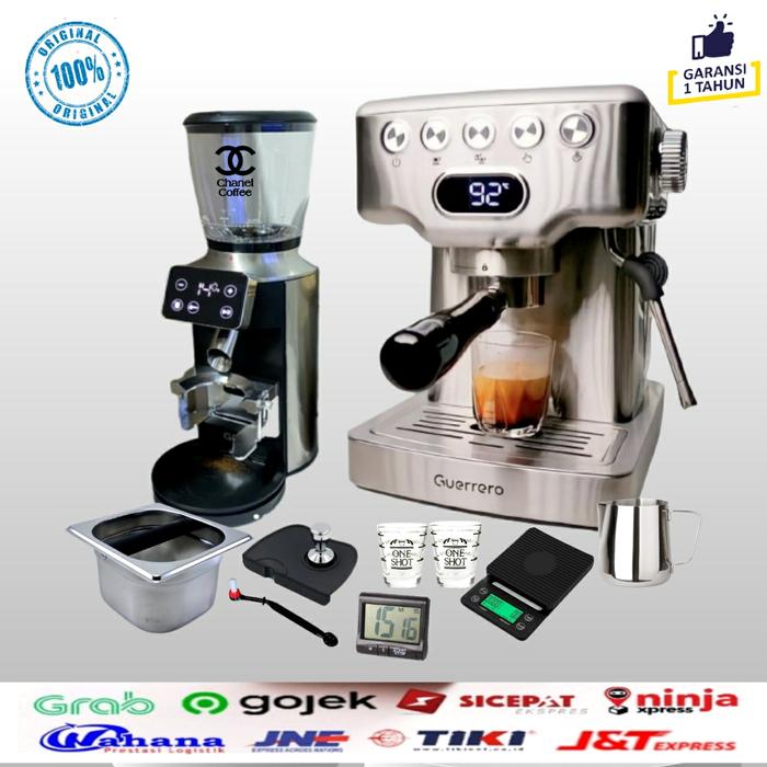 Jual Paket Mesin Kopi Espresso GUERRERO TBK01 + Grinder Guerrero GR-01 + Tools - Jakarta Barat ...