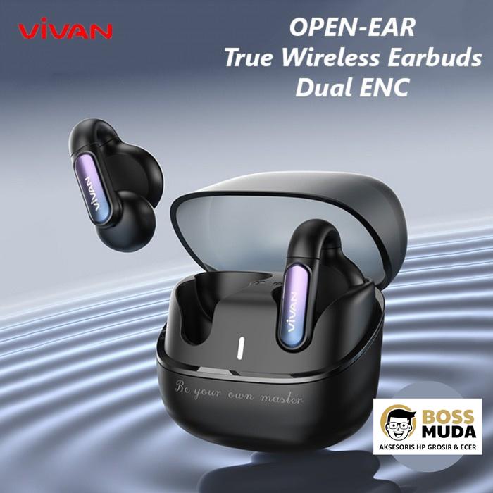Jual Vivan FreeGo C01 Open Ear Earclip OWS True Wireless Earbuds ...