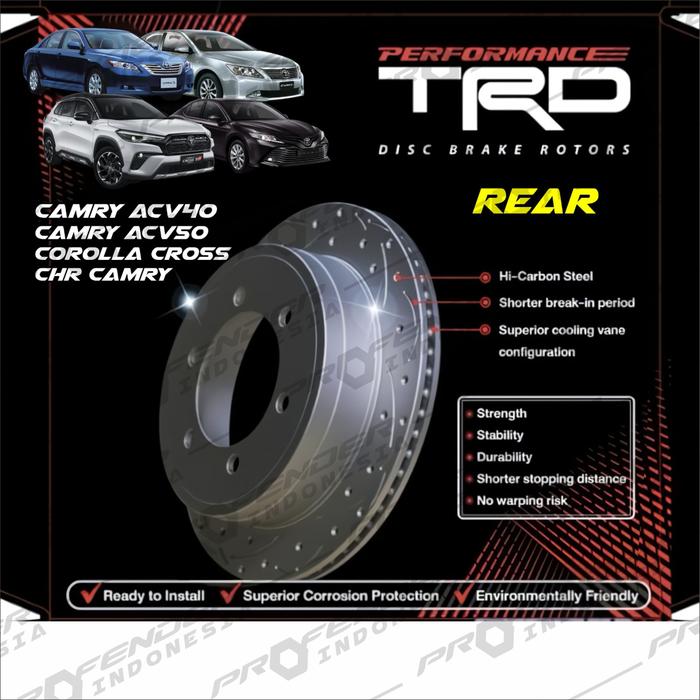 Jual TRD DISC ROTOR - Toyota CHR Corolla Cross Camry ACV40 ACV50 Innova ...