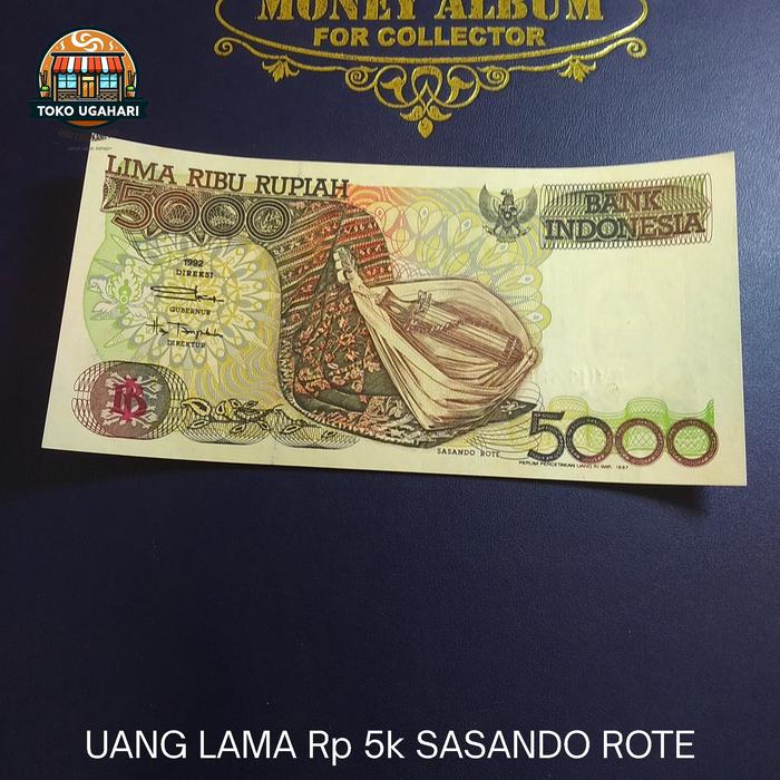 Jual Uang Lama Rp 5000 1992 Sasando Rote - Kota Denpasar - Toko Ugahari | Tokopedia