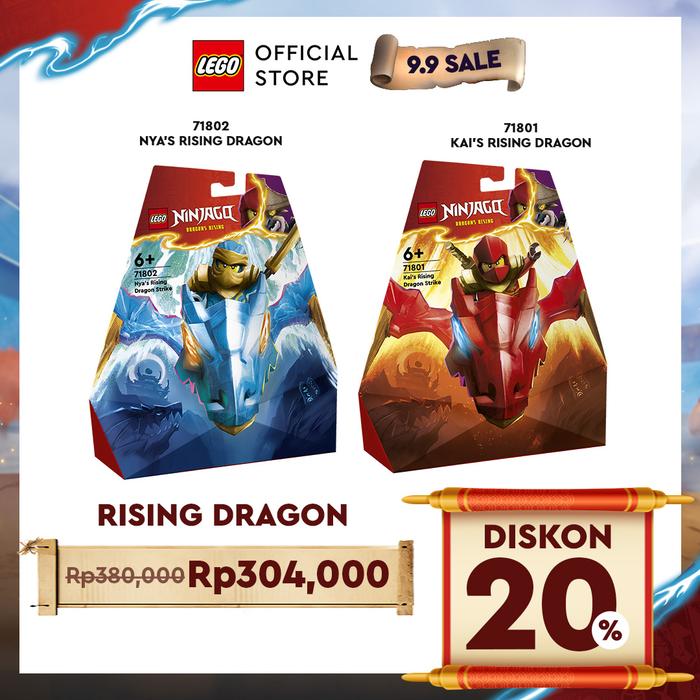 Promo LEGO NINJAGO Bundle - LEGO NINJAGO 71802 Nya’s Rising Dragon ...