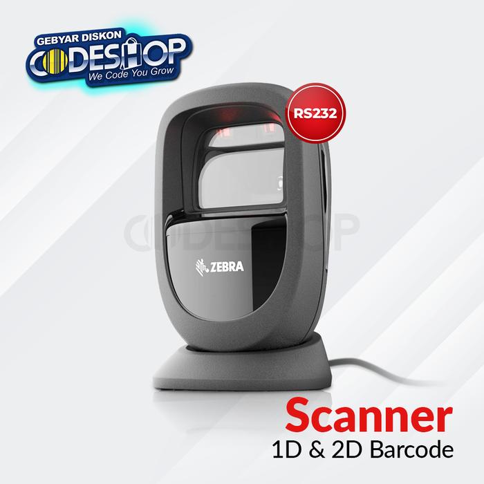 Jual Scanner Barcode Omni Zebra DS9308 2D Scan QR Code Efaktur RS232 ...