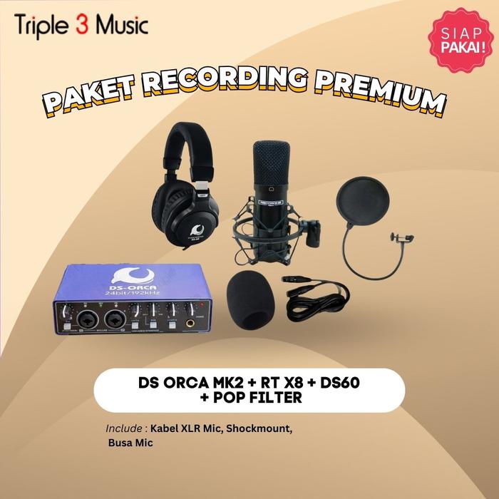 Jual Paket Recording Dolphin sound DS Orca Studio Bundle with Mic ...