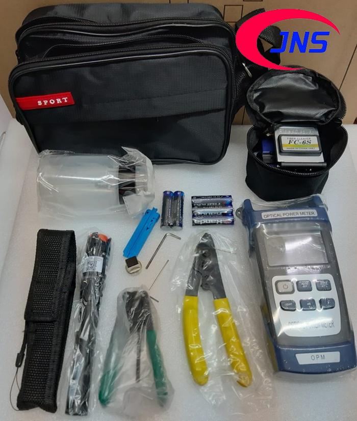 Jual FTTH Tool Kit SET Lengkap OPM VFL Cleaver FO Fiber Optic Toolkit ...