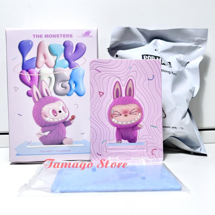 Jual Popmart The Monster Labubu Lazy Yoga - Sweating - Jakarta Utara ...