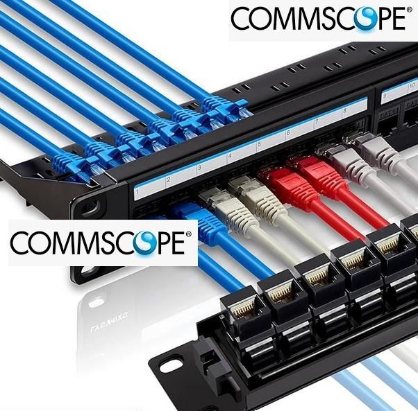 Jual patch panel commscope barrel cat 6 48 port / pass through panel 48 ...