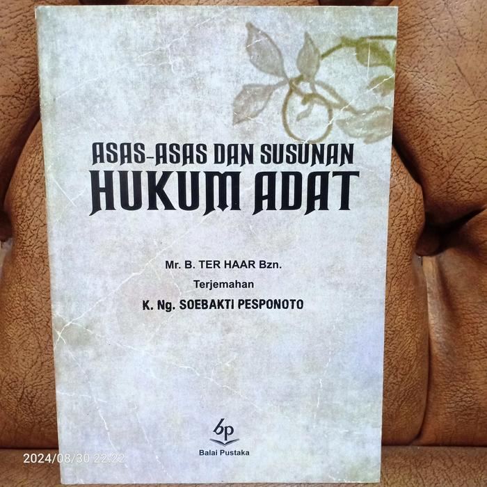 Jual BUKU ASAS-ASAS DAN SUSUNAN HUKUM ADAT - BEGINSELEN EN STELSEL VAN ...
