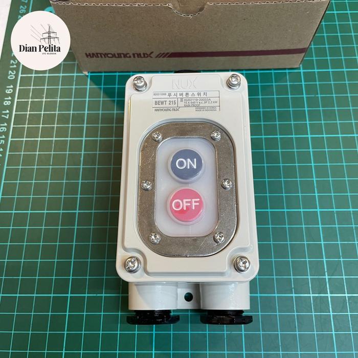 Jual Hanyoung Power Push Button Switch BEWT-215 15A 3P 2,2kW 440VAC Rain Proof - Jakarta Barat ...