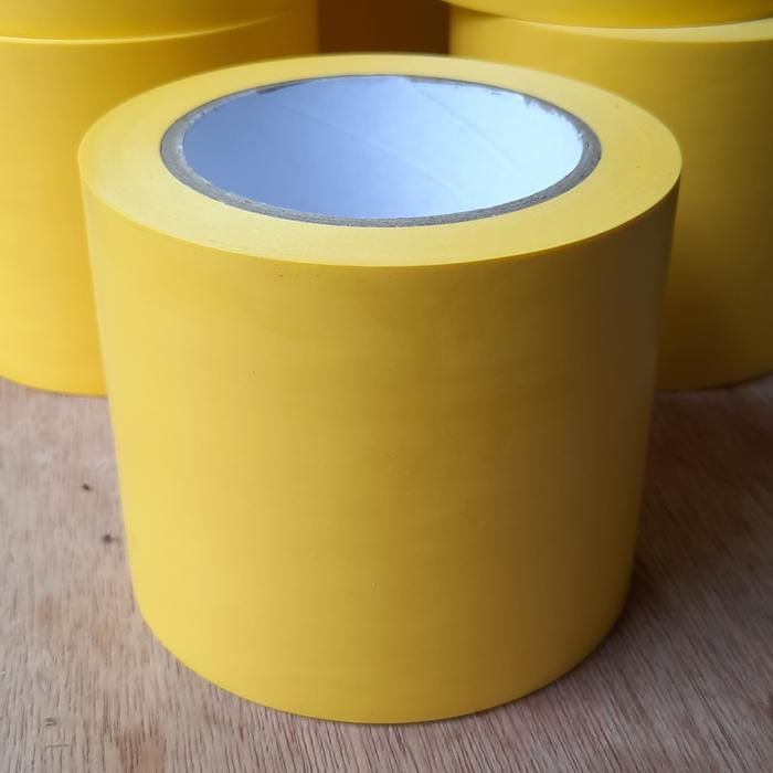 Jual Floor marking tape lakban lantai kuning 15 cm x 33 meter - Jakarta ...