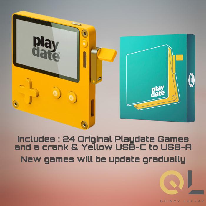 Jual Playdate / Play Date Retro Tiny Handheld Game System - Playdate ...