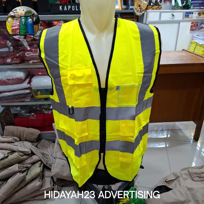 Jual rompi safety proyek rompi safety rompi proyek rompi one size ...