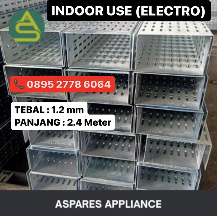 Jual KABEL TRAY TIPE C CABLE TRAY TYPE C 200x50x2400mm 1.2mm ELECTRO ...