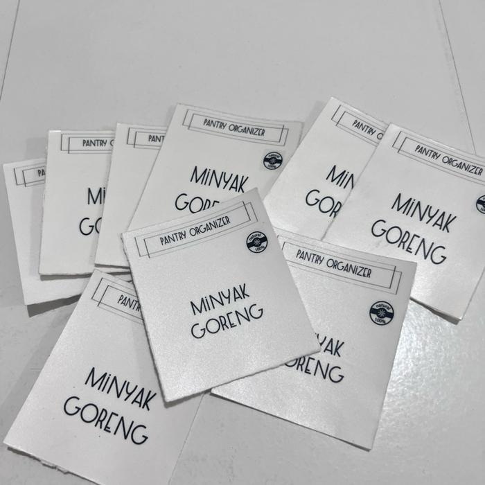 Jual ( STIKER SAJA NAMA SAOS ) BOTOL SAUS DAPUR AESTHETIC LABEL TULISAN ...