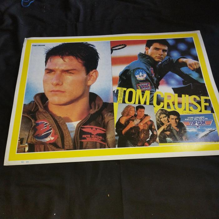 Jual poster jadul original Tom Cruise top gun - Kota Salatiga - elang ...