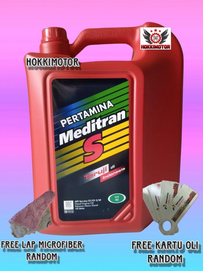 Jual OLI MESIN PERTAMINA MEDITRAN S SAE40 10LITER DIESEL SOLAR MINERAL ...