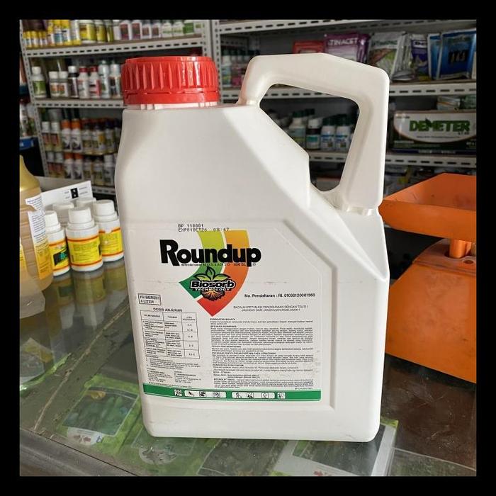 Jual Herbisida Roundup Biosorb Racun Rumput Dan Gulma 486Sl Pail 4 ...