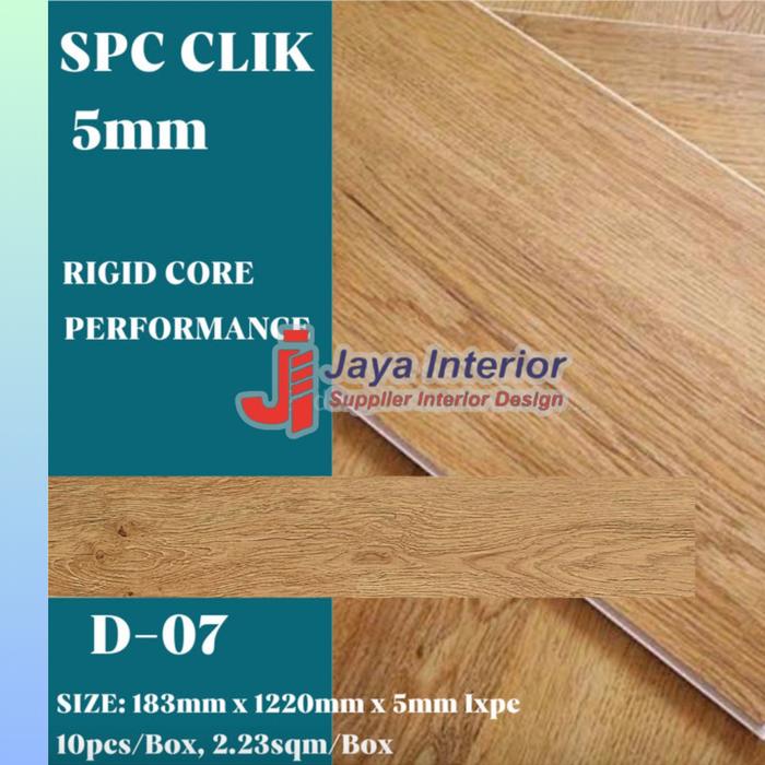 Jual SPC CLICK 5mm + Foam/ Lantai SPC Klik - D17 - Jakarta Barat - Jaya ...