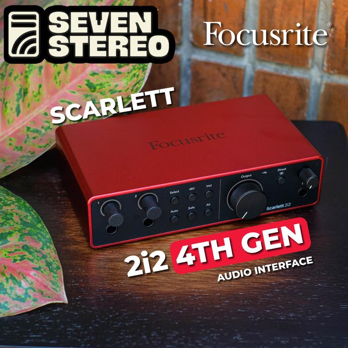 Jual Focusrite Scarlett 2i2 4th Gen USB Audio Interface - Soundcard - Kota Bandung - SEVEN ...