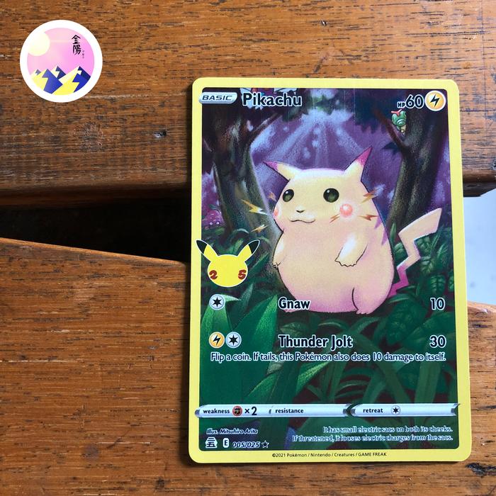 Jual Kartu Pokemon TCG Pikachu 25th Anniversary 2021 ENG - Kota Bekasi ...