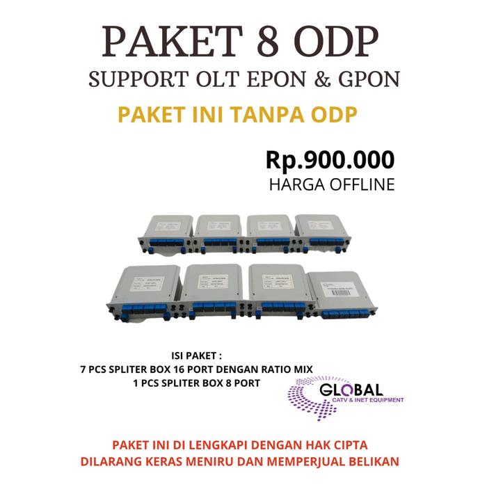 Jual PAKET RATIO 8 ODP SUPPORT EPON DAN GPON - Kab. Demak - GLOBAL ...