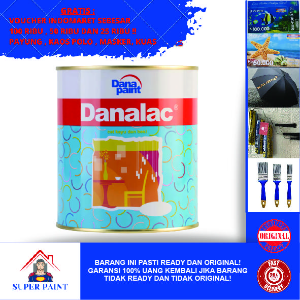 Jual CAT MINYAK / CAT KAYU / CAT BESI DANALAC / DANA PAINT 1 KG ...