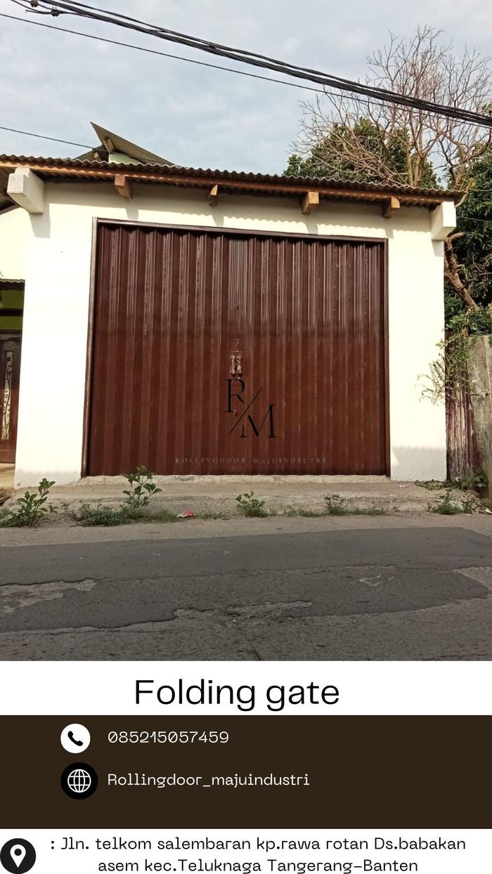 Jual Pintu folding gate,baja ketebalan 0,5mm cocok untuk pemakaian toko ...
