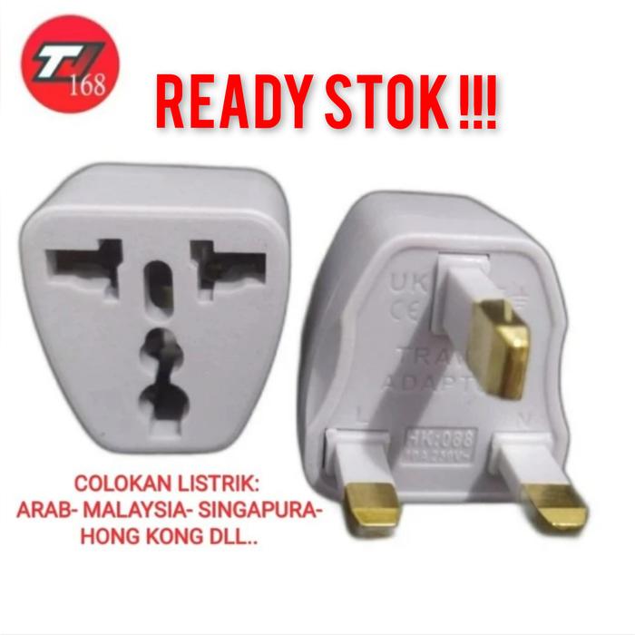 Promo Colokan / Over steker /Over steker 3 Tiga Kaki Gepeng. - Kota ...