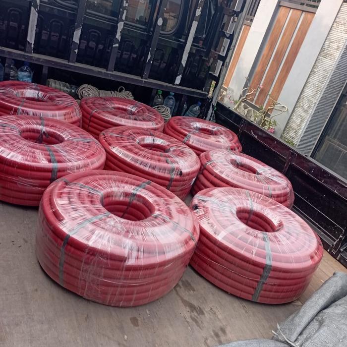 Jual Air Hose Red Cover / Selang Angin warna Merah ukuran 3/4 inch ...