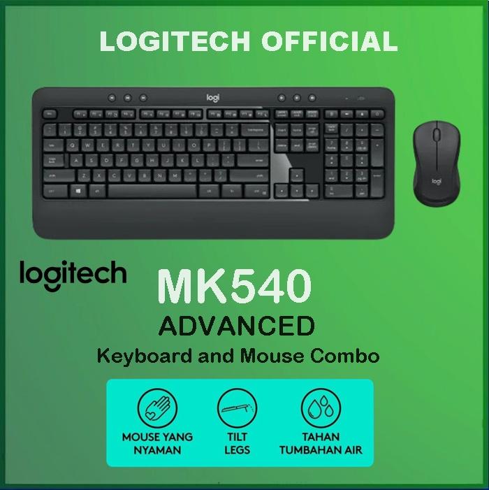 Promo Logitech MK540 Advanced Wireless Keyboard Mouse Combo MK 540 ...