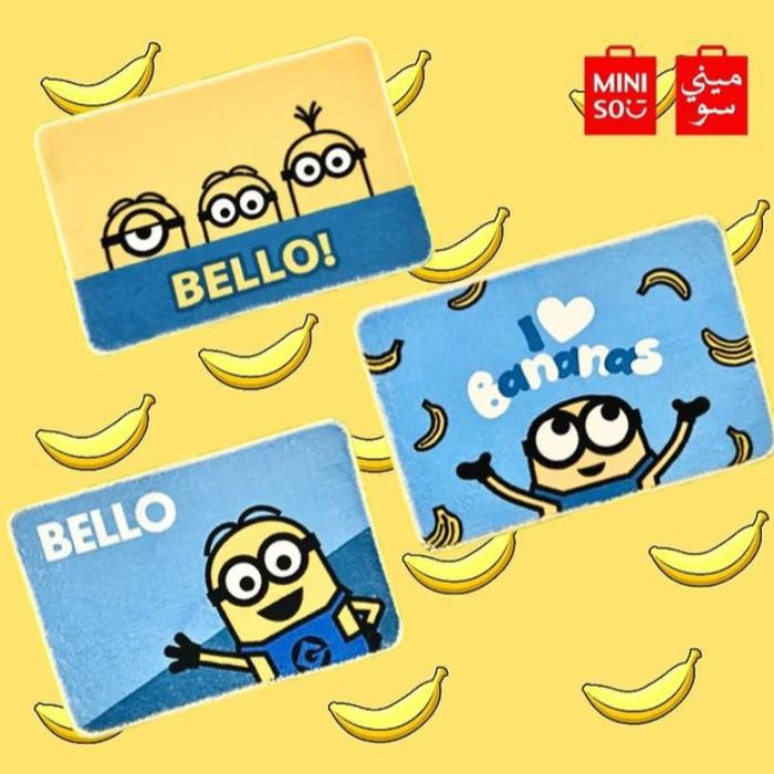 Jual Keset Lantai Persegi Panjang Koleksi Minion - Miniso Minions ...