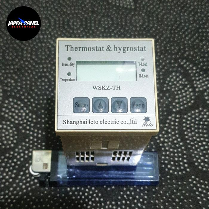 Jual Thermostat & Hygrostat Leto Electric WSKZ-TH 220 VAC - Jakarta ...