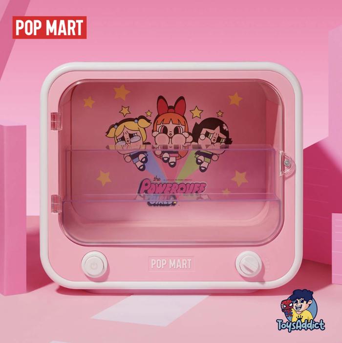 Jual Popmart Crybaby x Powerpuff Girls Series TV Set Luminous Figurine ...