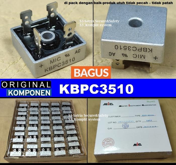 Jual mic KBPC3510 Dioda Bridge 35a KBPC 3510 35 amper diode - Jakarta ...