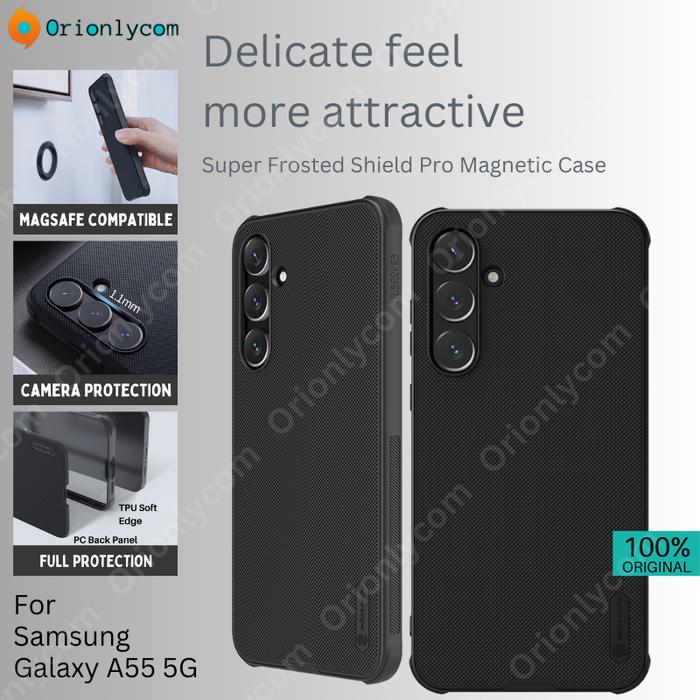 Jual Case Samsung Galaxy A55 5G NILLKIN Frosted Pro Magnetic MagSafe ...