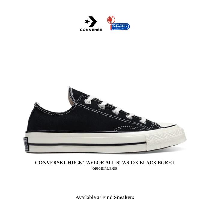 Jual Sepatu Sneakers Unsiex CONVERSE CHUCK TAYLOR ALL STAR OX BLACK ...