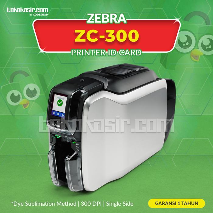 Jual Zebra ZC300 Printer Cetak Kartu PVC Warna - Kota Surabaya - Toko Kasir Surabaya_NEW | Tokopedia