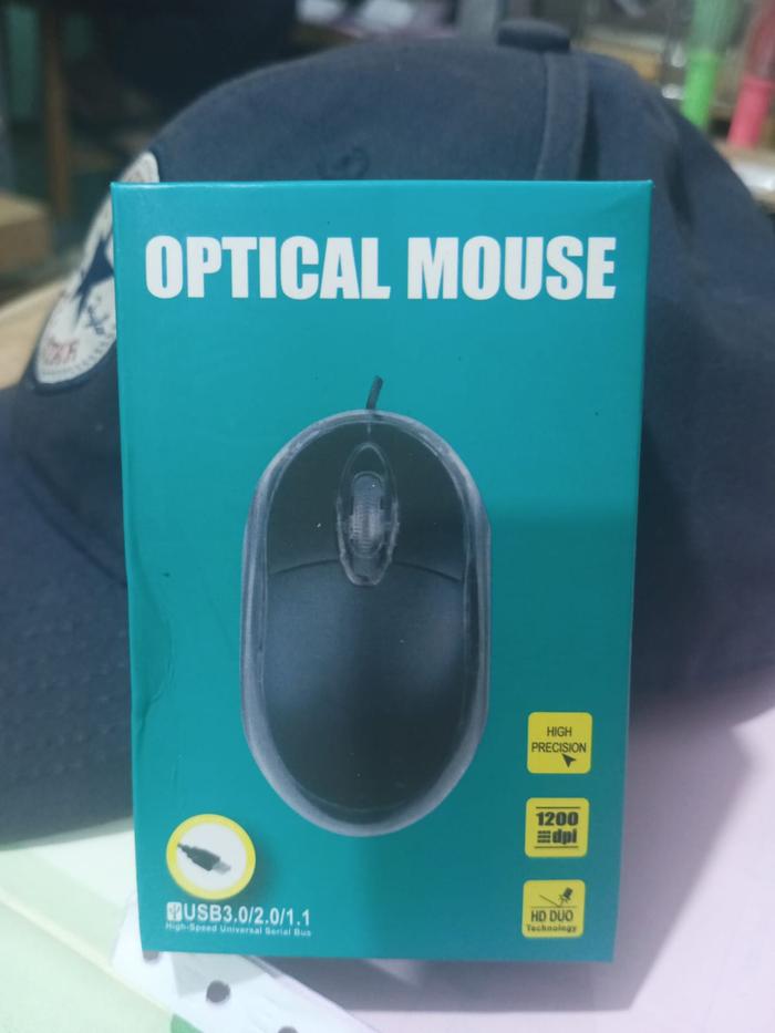 Jual MOUSE USAB / OPTICAL MOUSE STANDAR MS118 1200 DPI HIGH PRECISION ...