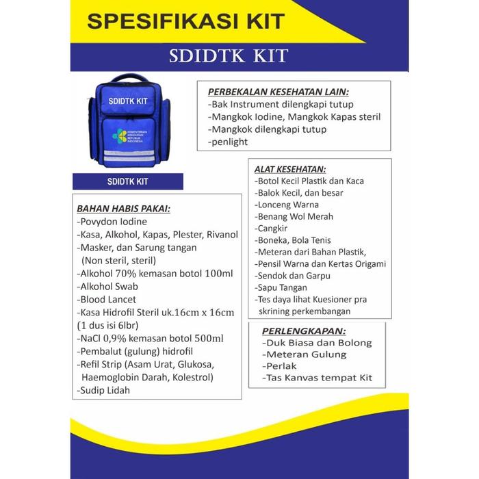 Jual Paket APE KIT SDIDTK Lengkap Program Kementerian Kesehatan ...