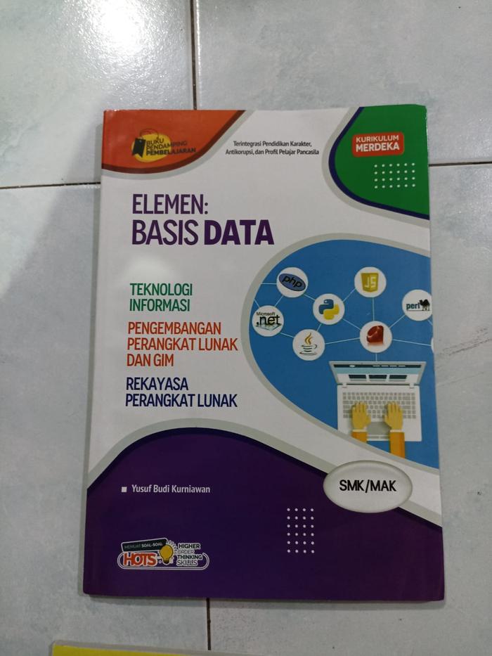 Jual Kurikulum Merdeka ELEMEN : BASIS DATA - Kab. Tangerang - CV ...