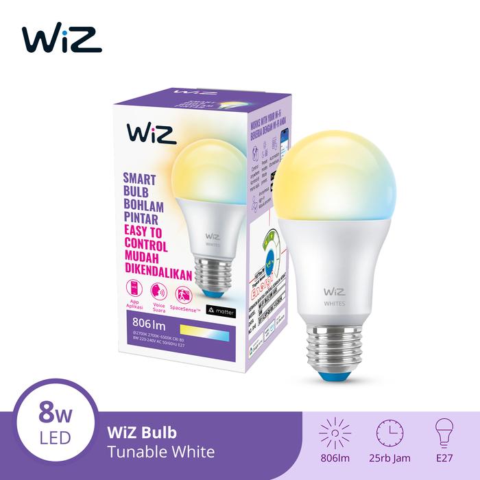 Promo WiZ Lampu Smart LED 8W WiFi Smart Bulb TW Putih - Jakarta Timur ...