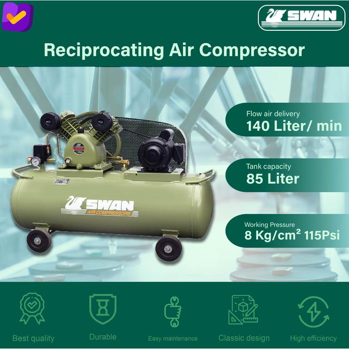 Jual SVP 201 + Motor Swan 1 HP Kompresor Udara Swan - Kota Tangerang ...