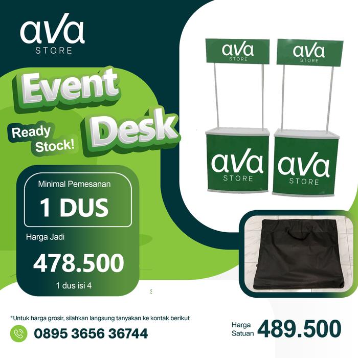 Jual EVENT DESK/MEJA PROMOSI/MEDIA PROMOSI - Kota Medan - Ava Store 1898 | Tokopedia