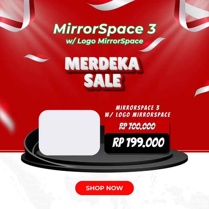 Promo MirrorSpace 3 with logo MirrorSpace - Kota Bandung - MirrorSpace | Tokopedia