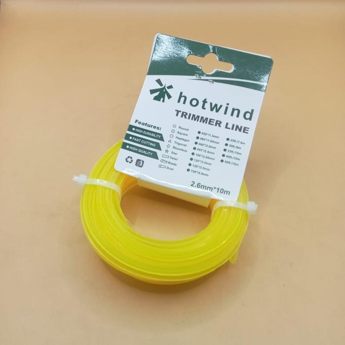 Jual Nylon Cutter 2.4mm x 10m Pisau Senar Mesin Potong Rumput - Jakarta ...